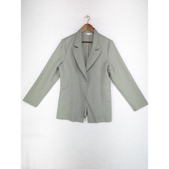 Jackets & Coats | Vintage Mainframe Womens Green Blazer Professional ...